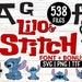Stitch Badness Level Svg, Lilo and Stitch Sticker,stitch Svg, Studio3 ...