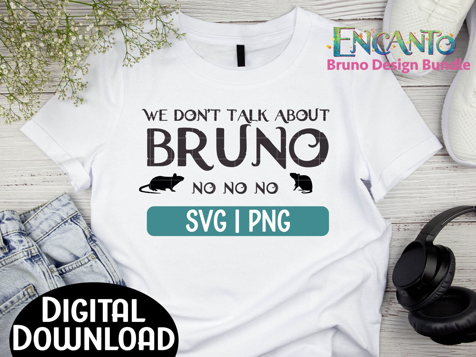 Encanto Bruno SVG Bundle Encanto T-shirt Design We - Etsy