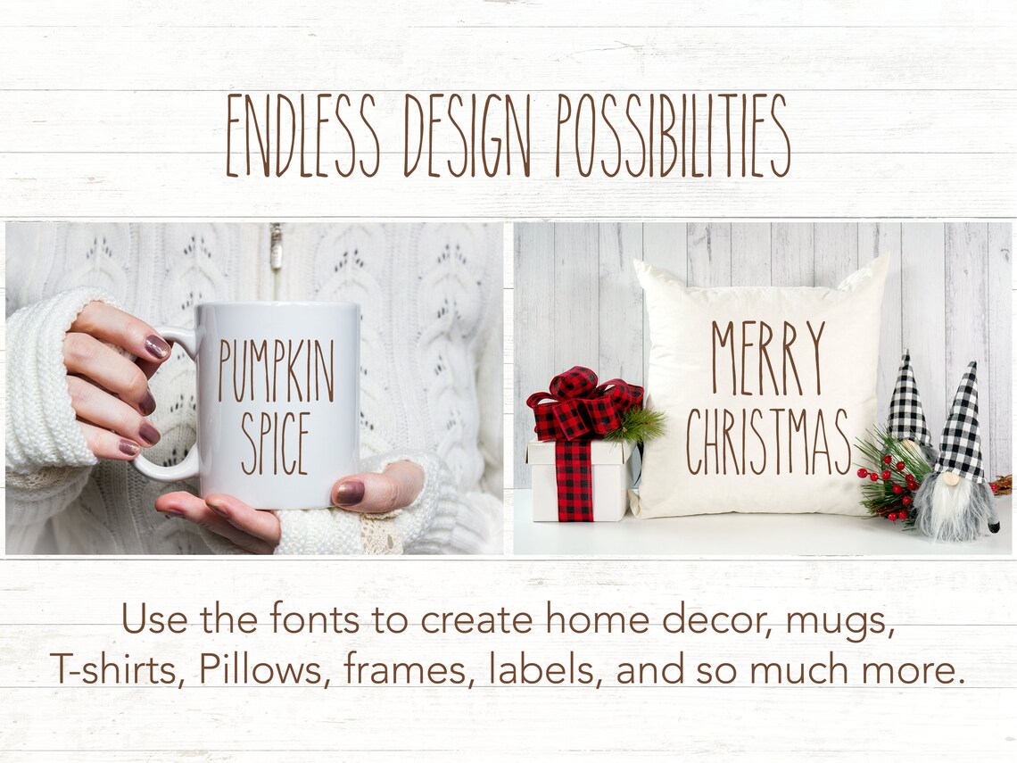 Rae Dunn Font Farmhouse Font Modern Font SVG PNG Digital - Etsy