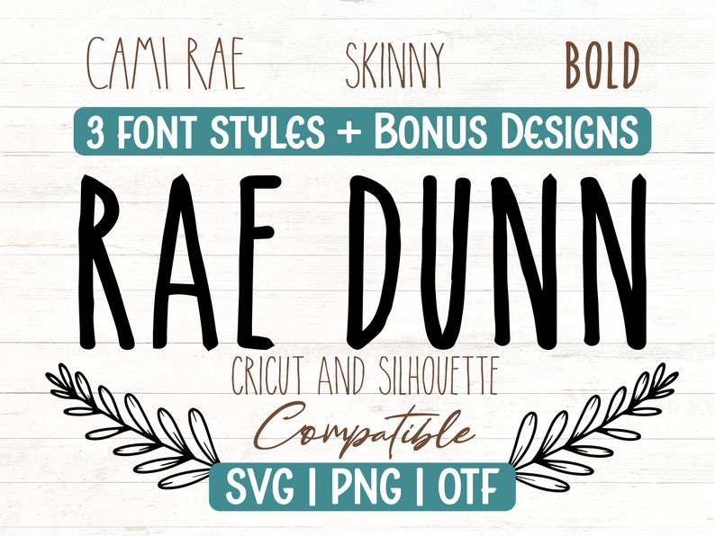 Rae Dunn Font Farmhouse Font Modern Font SVG PNG Digital - Etsy