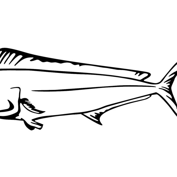 Mahi Mahi Decal - Etsy