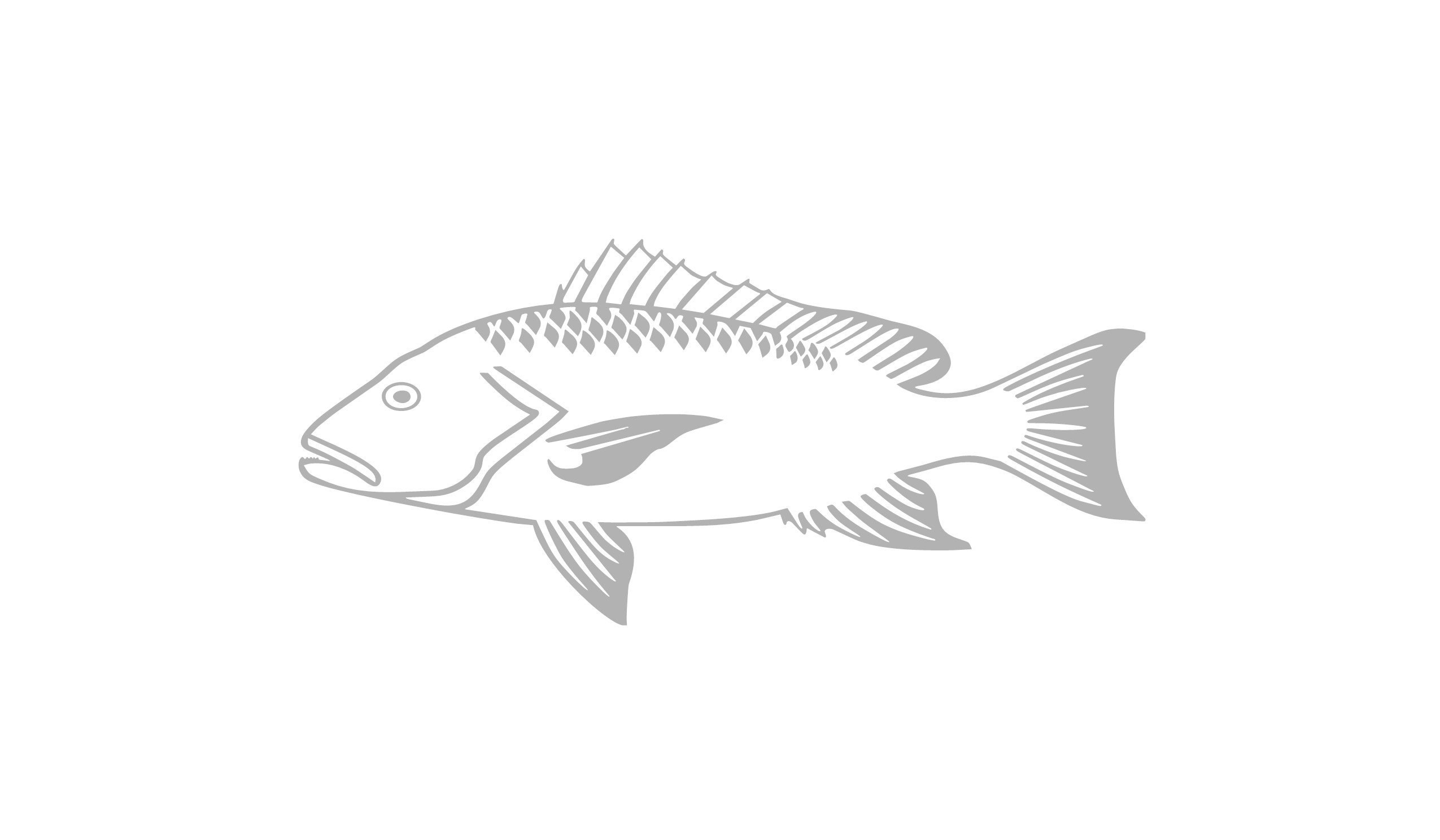 Red Snapper Vinyl Decal - Etsy