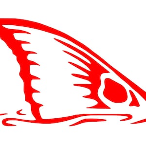 REDFISH TAIL DECAL - Etsy