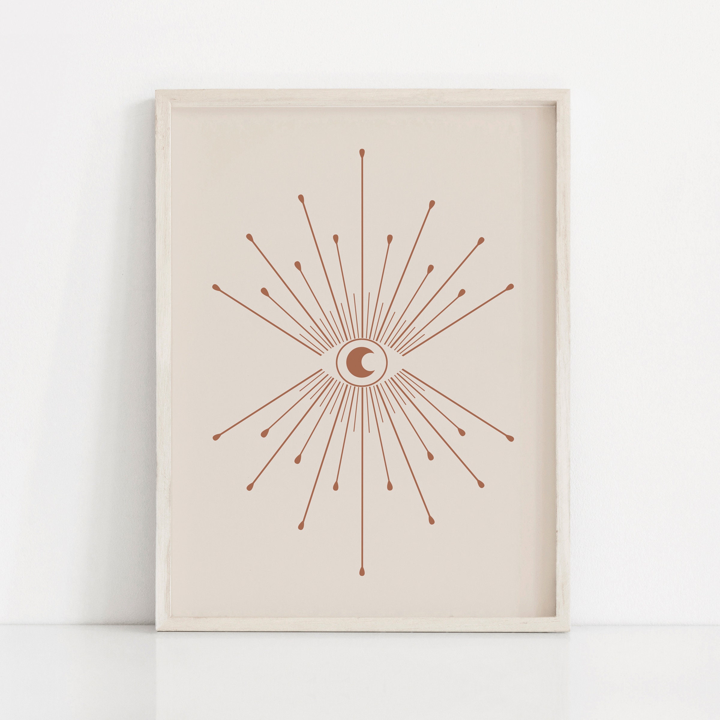 Boho Eye Print Eye Printable Wall Art Minimalist Boho Poster - Etsy