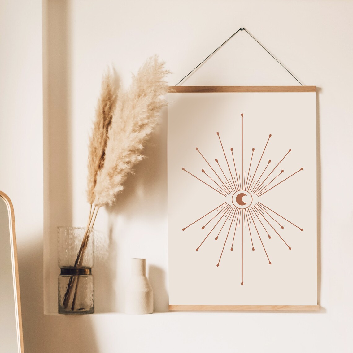 Boho Eye Print Eye Printable Wall Art Minimalist Boho Poster - Etsy