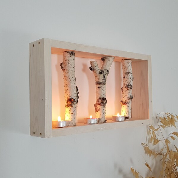 Log Shelves - Etsy