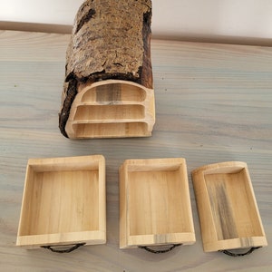 ECO Friendly Partially Spalted Aspen Log Keepsake Box With - Etsy