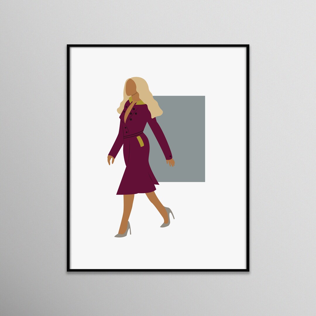 Jealous Queen Bey Music Video Look Self Titled Graphic Illustration ...