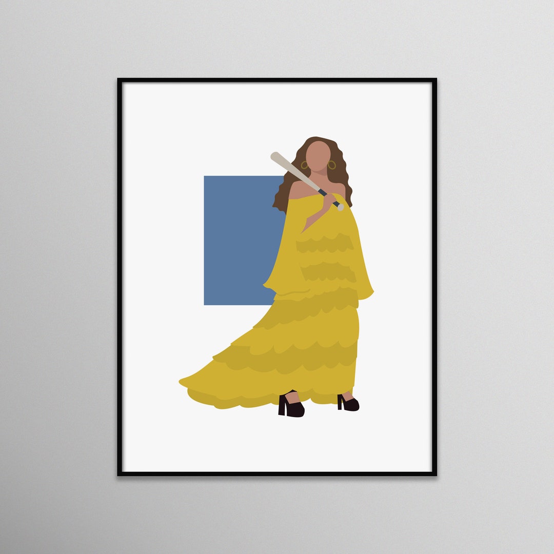 Hold up | Queen Bey Music Video Look Lemonade Graphic Illustration ...