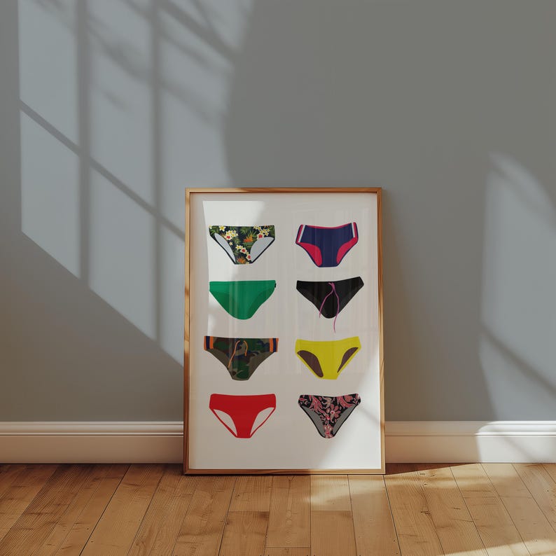 Swim Brief Collection Print (digital Download) | Swimmers Speedos Gay ...