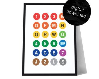 Mta Letters - Etsy