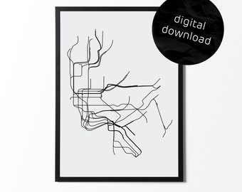 Mta Subway Line - Etsy