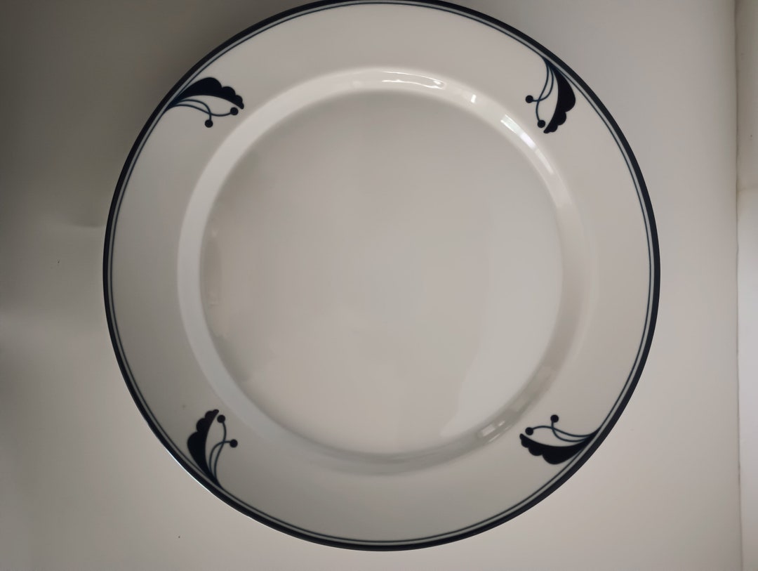 DANSK FLORA Bayberry Blue Platter/dansk Chop Plate/portugal/blue ...