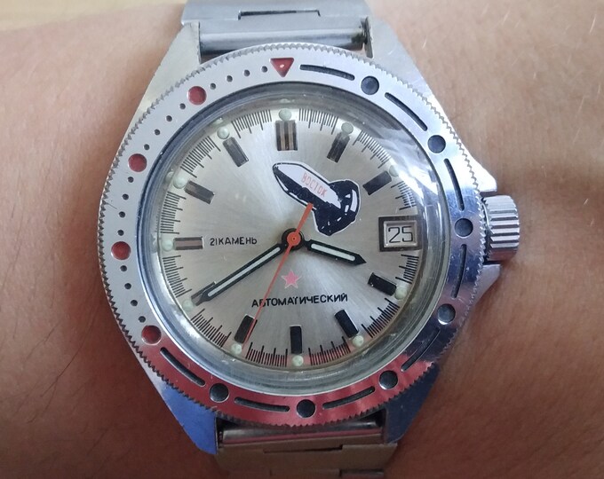 Ultra Rare Vostok Rocket Watch, Automatic Watch, Mechanical Mens Watch ...