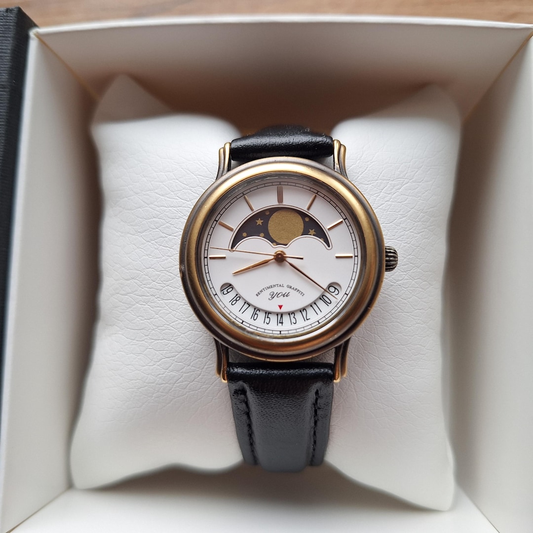 Orient Sentimental Graffiti You Quartz Watch Wtih Real Moon Phases ...