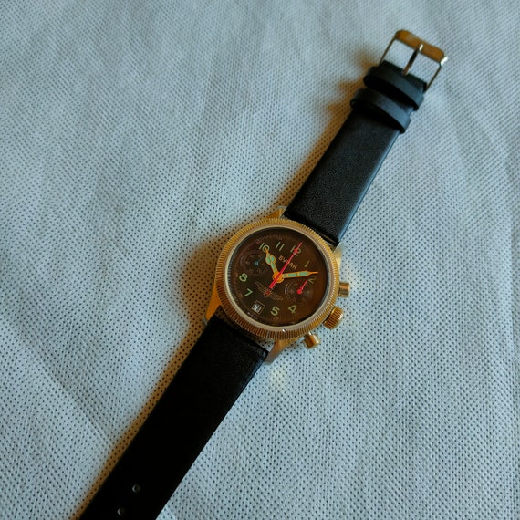 POLJOT Chronograph BURAN watch 3133, Shturmanskie wat… - Gem