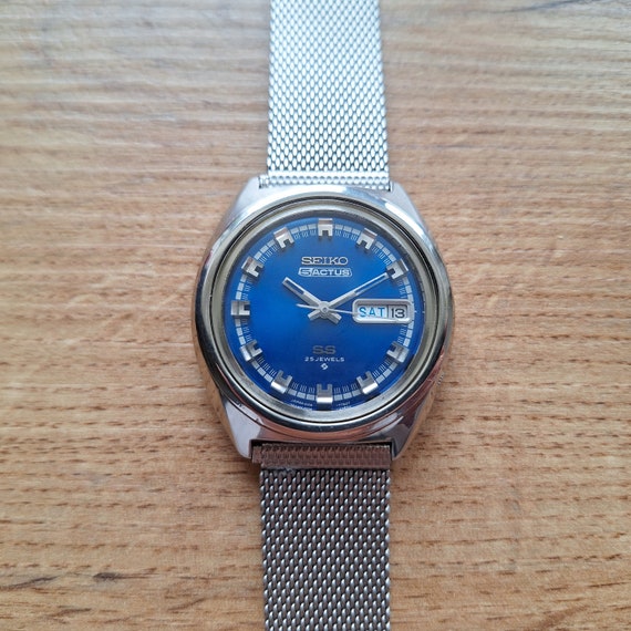 Seiko 5 Actus SS watch, Seiko 6106-7520 Vintage Class… - Gem