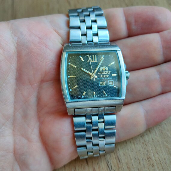 Orient square watch, vintage orient watch, Automatic … - Gem