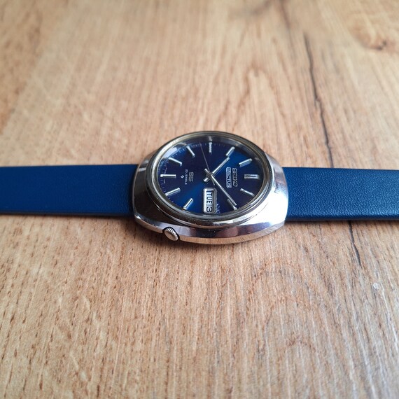 Seiko 5 Actus SS watch, Seiko 6106-7590 Vintage Class… - Gem