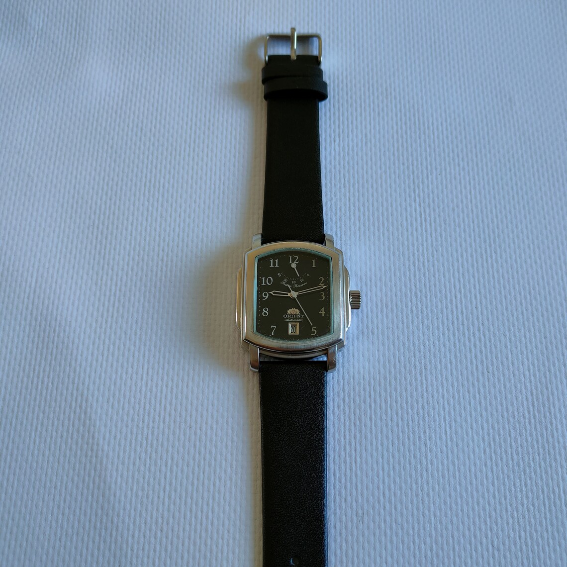 Orient Square Watch With Power Reserve Vintage Orient Watch - Etsy