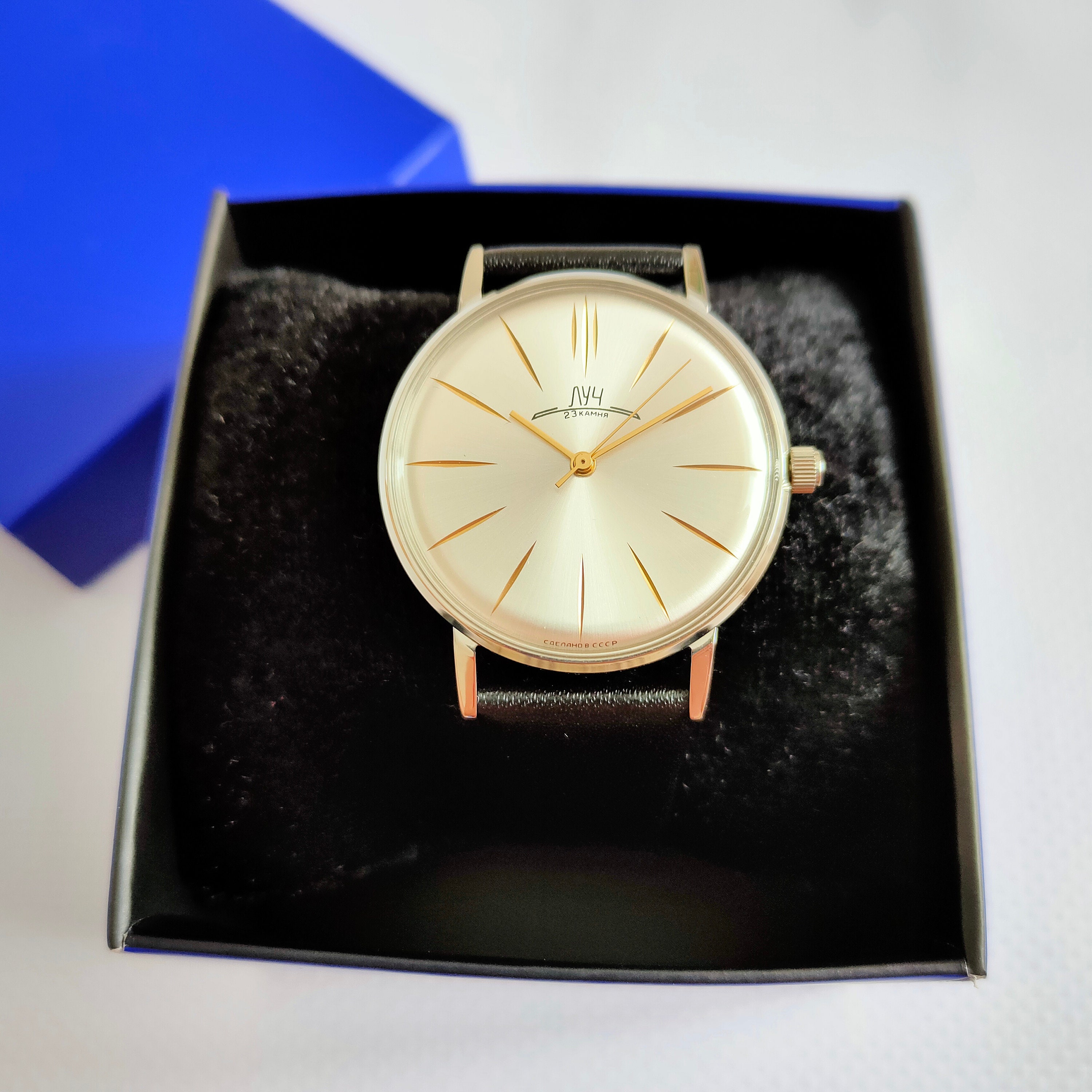 LUCH Watch Slim Rare Watch Wrist Watches for Men Mechanical | Etsy