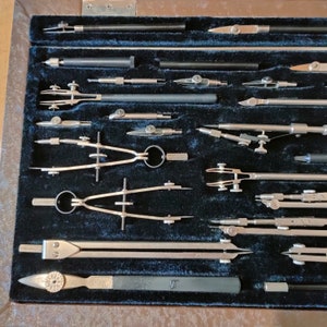 Professional Drawing Set Drafting Tools Drafting Set - Etsy