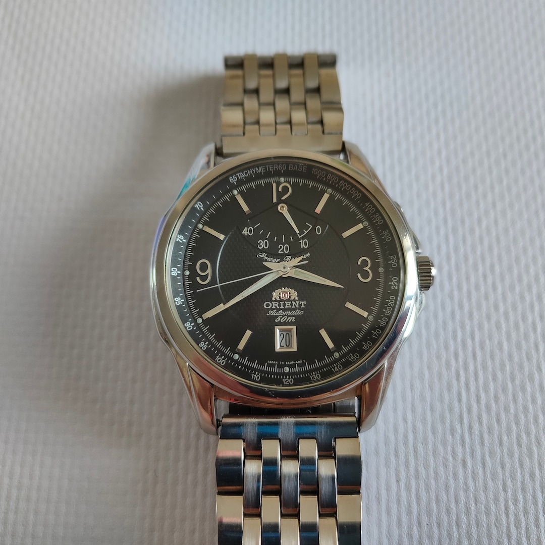 Vintage Orient Power Reserve Watch, Automatic Watch, Japan Watch ...