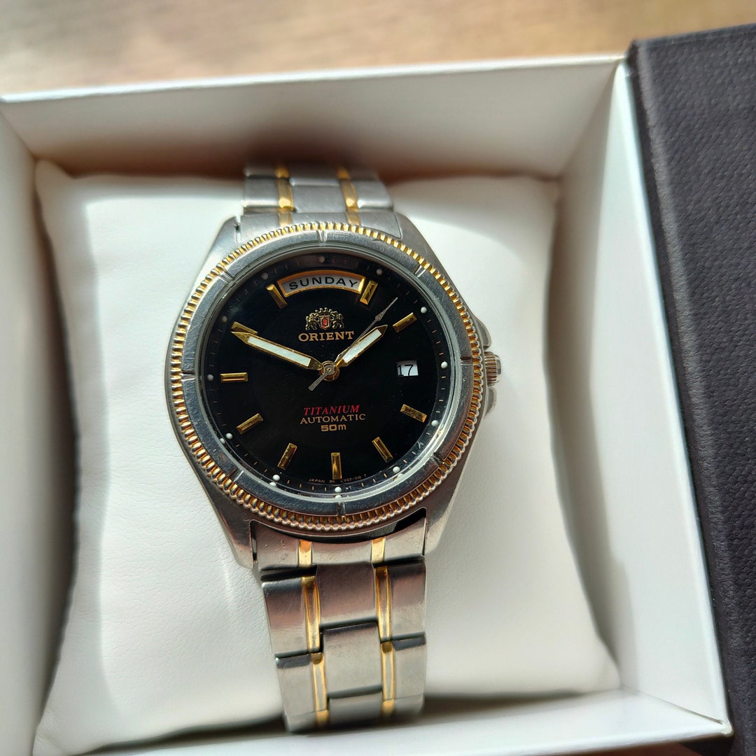 Rare Vintage Orient PRESIDENT Titanium, Automatic Watch, Original Japan ...