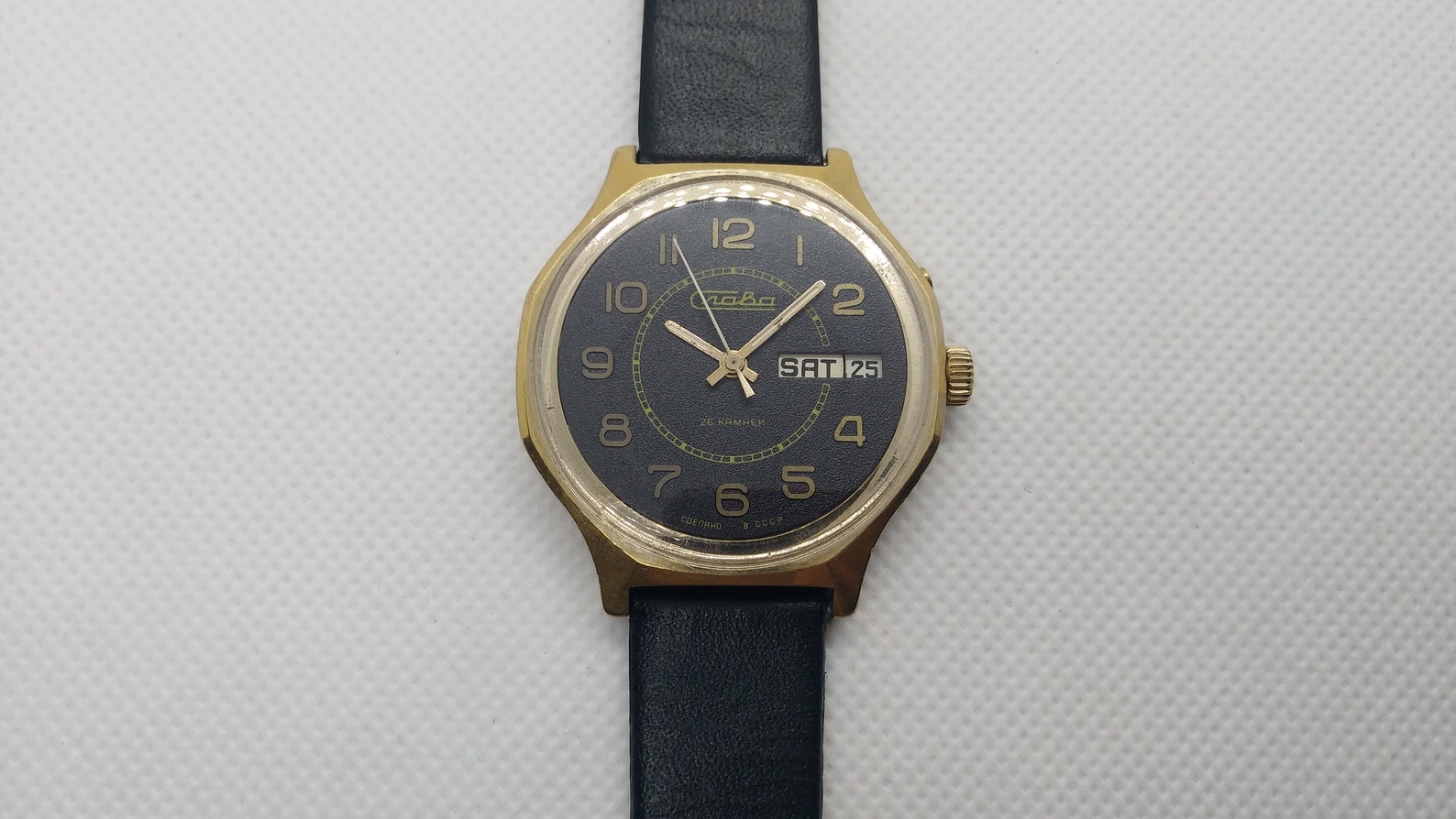 Slava Au Mechanical Watch With 26 Jewels Movement Soviet | Etsy