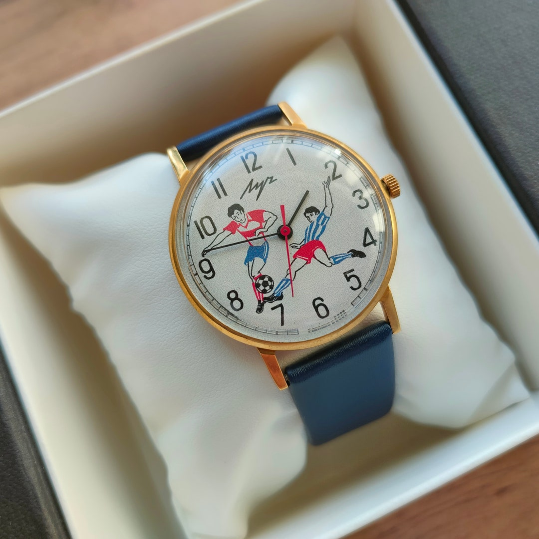 Rare Watch LUCH Football, Vintage Watch, Wrist Watches for Men ...