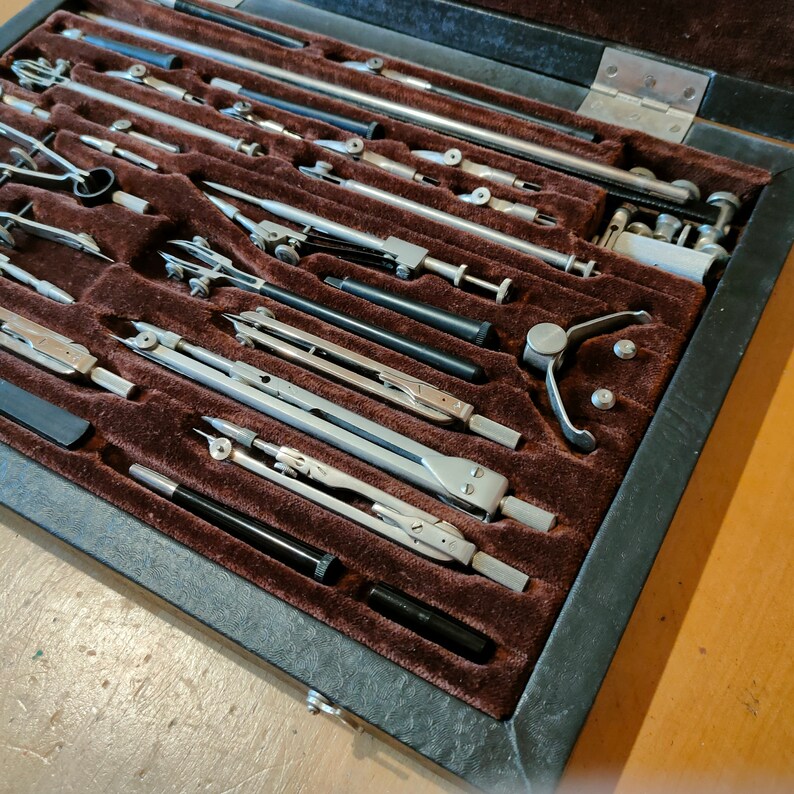 Professional Drawing Set Drafting Tools Drafting Set - Etsy