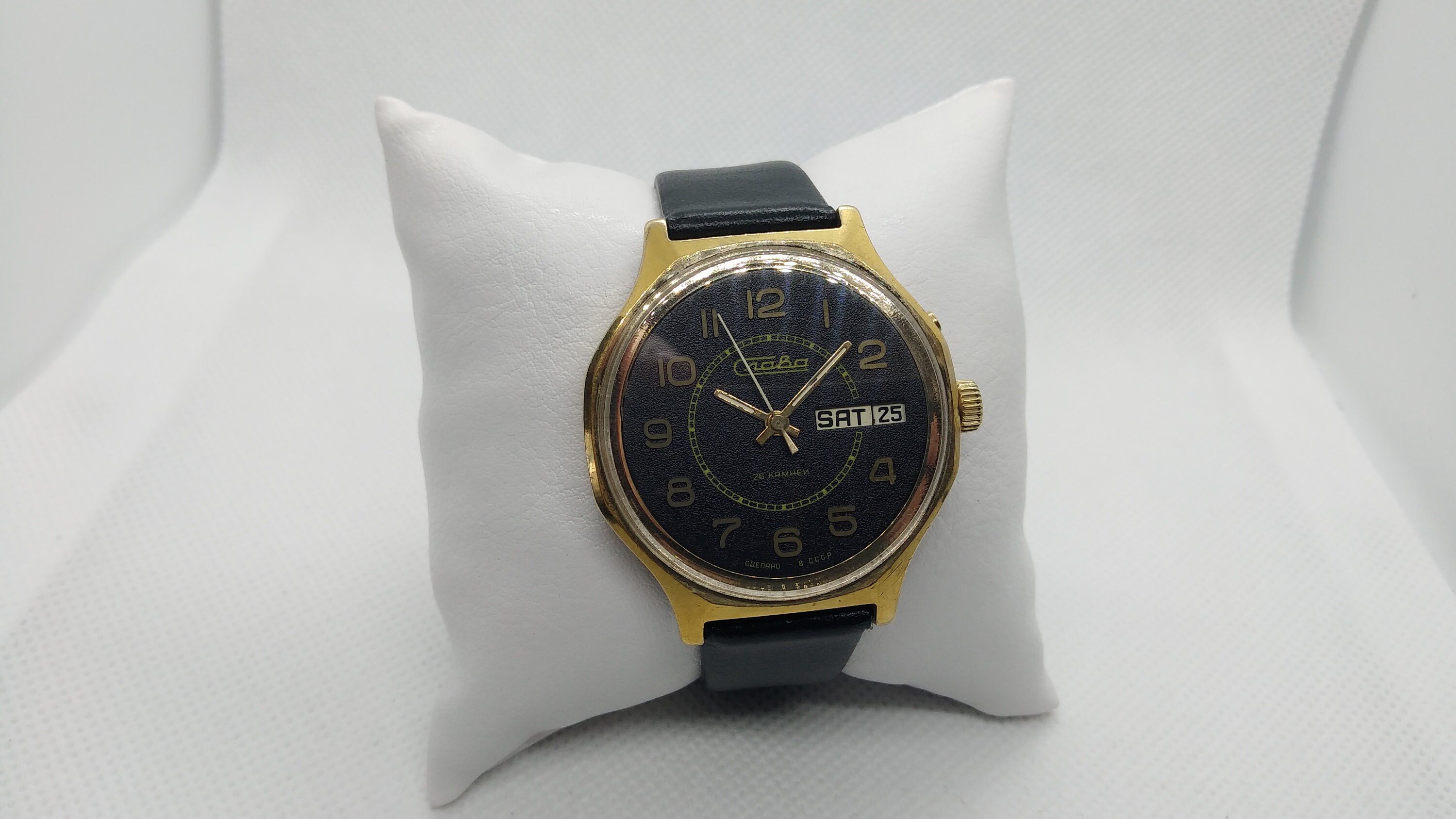 Slava Au Mechanical Watch With 26 Jewels Movement Soviet | Etsy