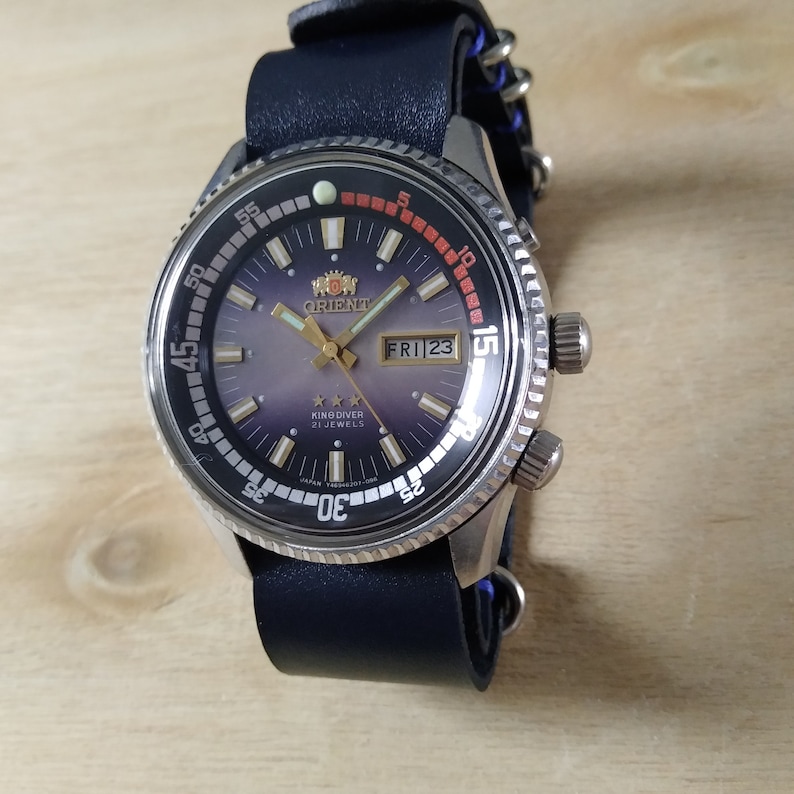 Vintage Orient King Diver Mechanical Automatic Watch Japan - Etsy