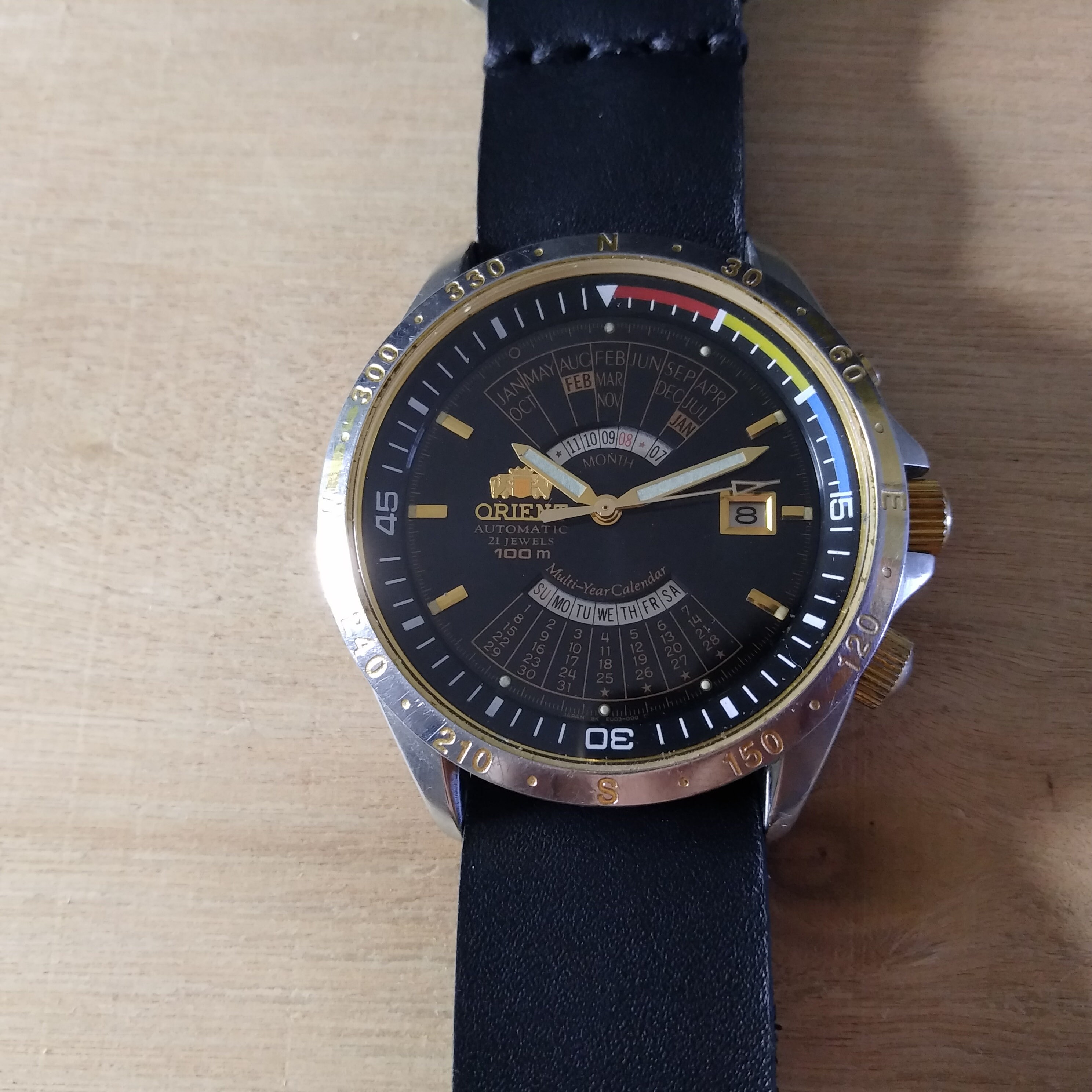 Vintage Orient College, Perpetual Calendar, Automatic Watch, Original ...