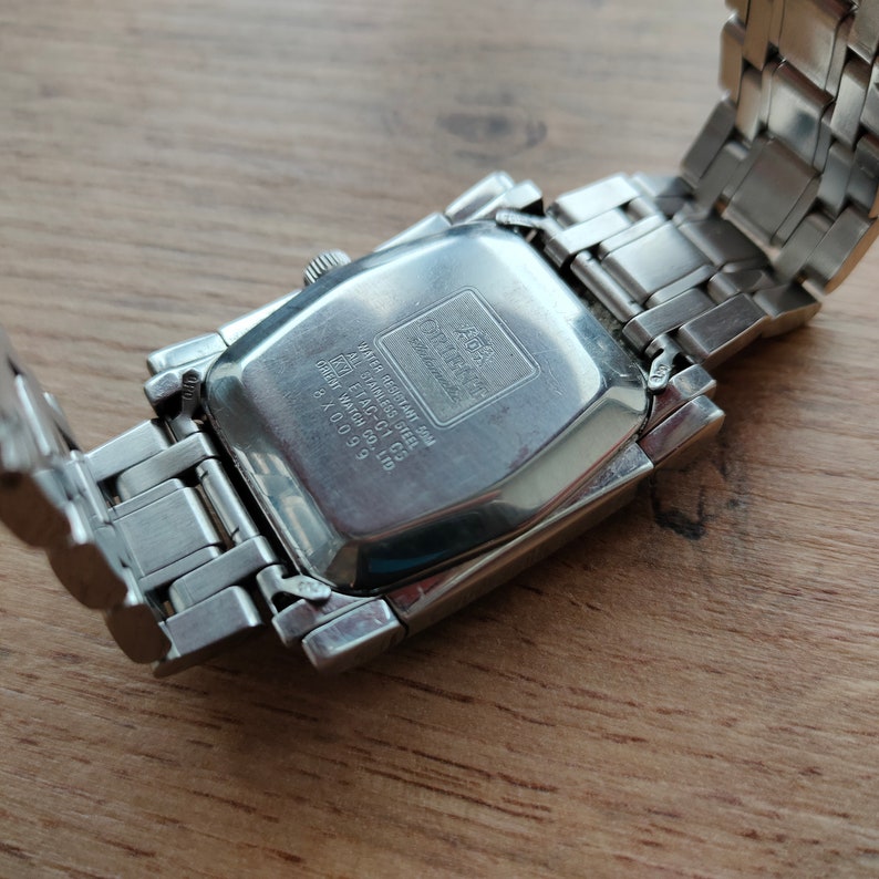 Orient Square Watch Vintage Orient Automatic Watch Day and - Etsy