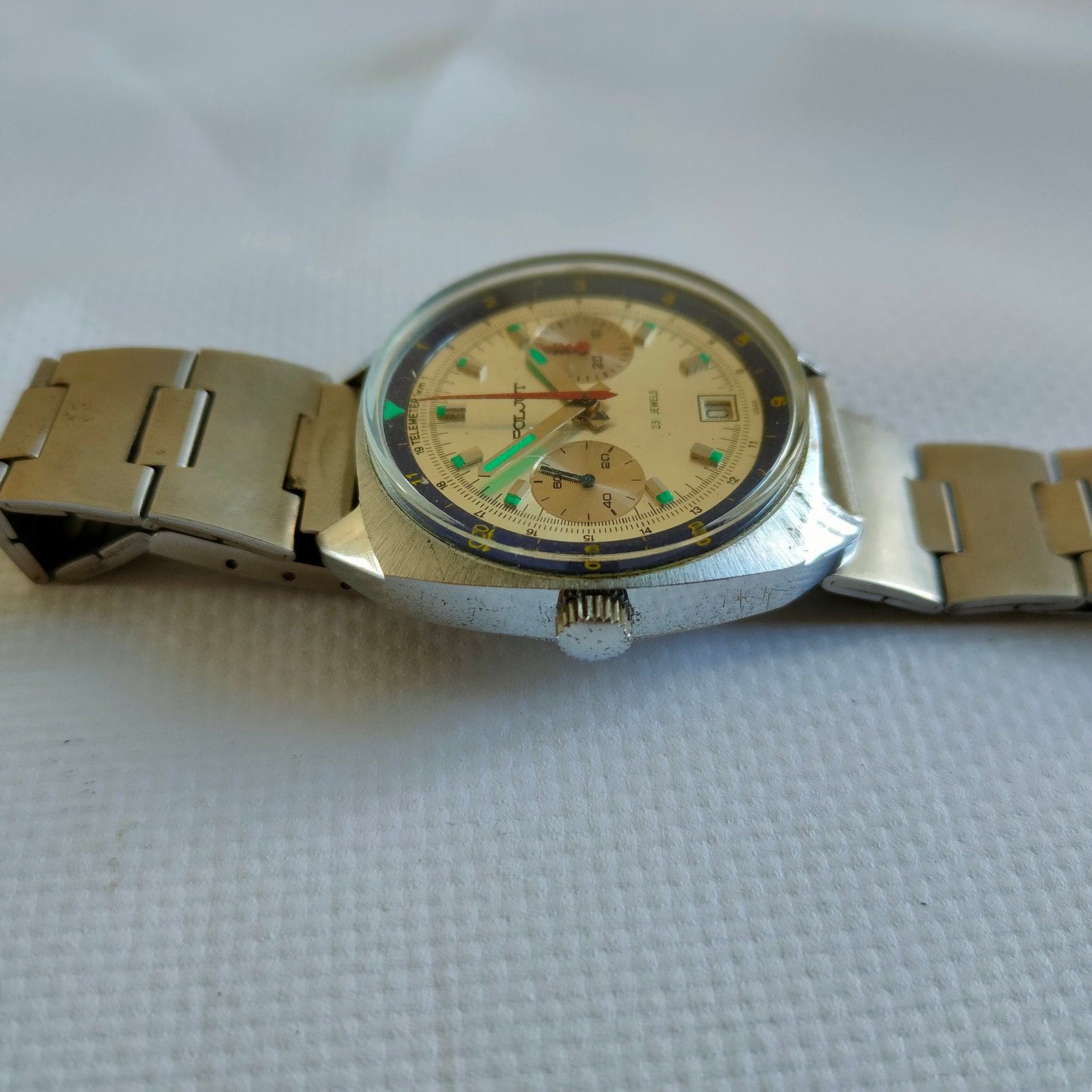 POLJOT Chronograph Watch Poljot Sturmanskie Poljot 3133 | Etsy