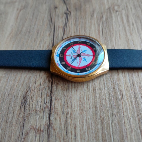Watch RAKETA wind rose, solar compass watch, Raketa w… - Gem