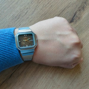 Vintage ORIENT Freza Brown Watch, Mechanical Automatic Watch, Orient ...