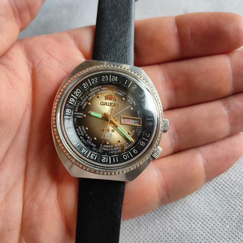 RARE Vintage Orient WORLD DIVER Watch, Sea World Orient, Orient Wd ...