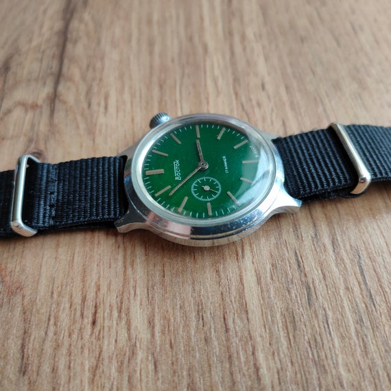 Vostok Soviet watch, Green watch, Mens Watches, Vinta… - Gem