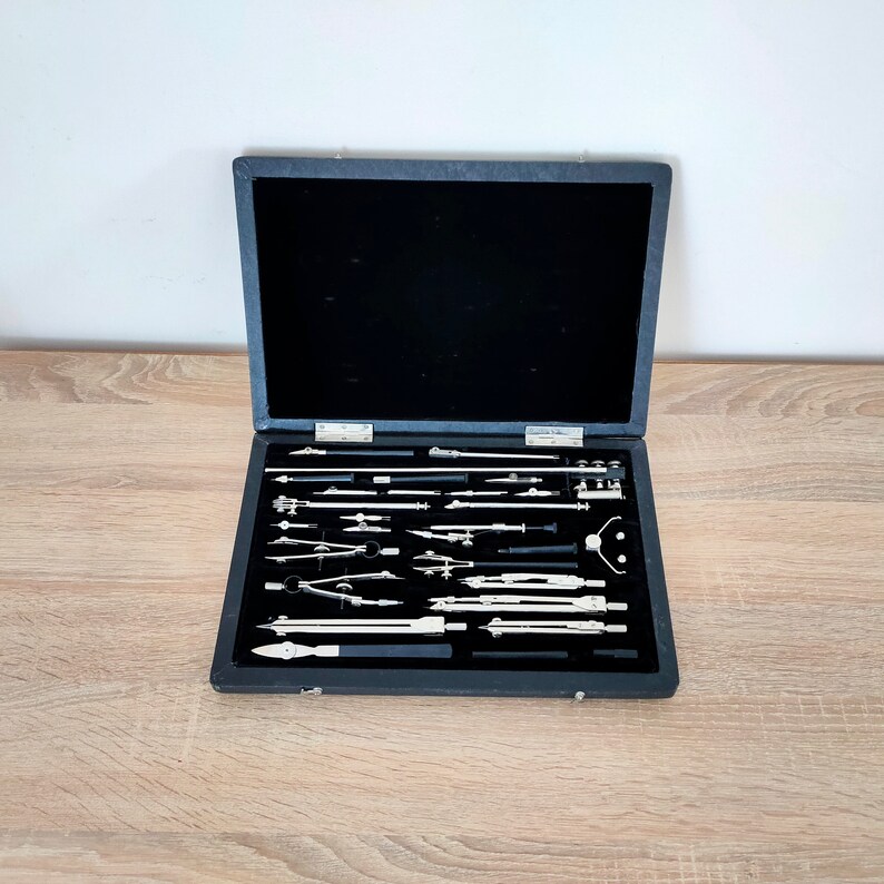 Drawing Instruments Drafting Set Brass Steampunk Tool Set | Etsy