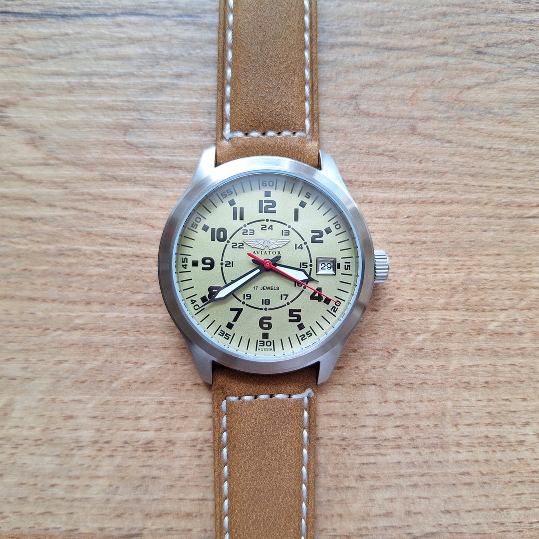 Poljot Watch Aviator, Military Watch, Pilot Watch, Vintage Watch ...