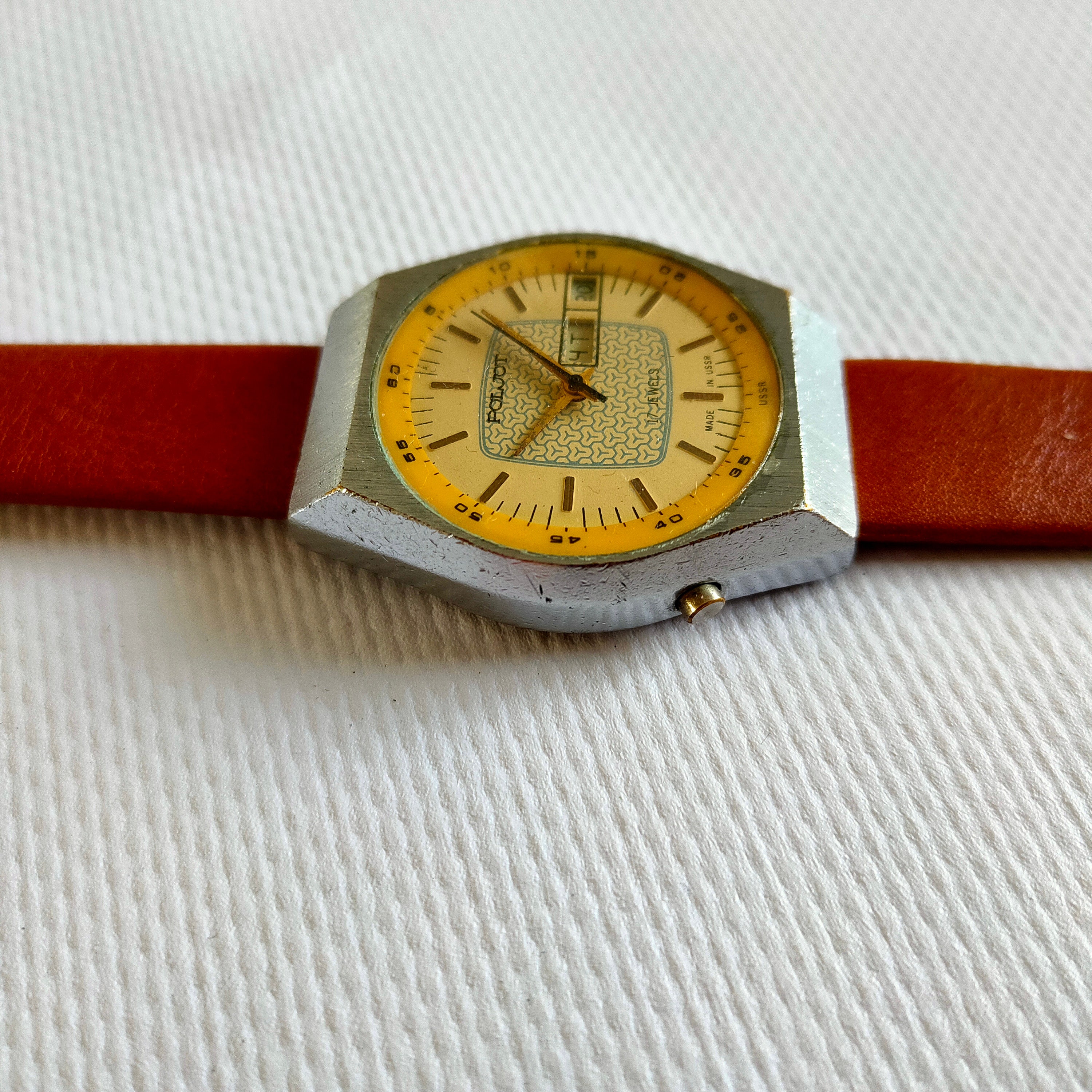 Poljot Soviet Watch Rare Mechanical Watch USSR Watch Day | Etsy