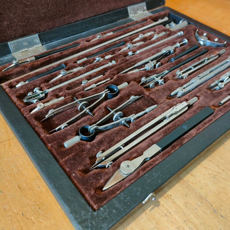 Professional Drawing Set Drafting Tools Drafting Set - Etsy