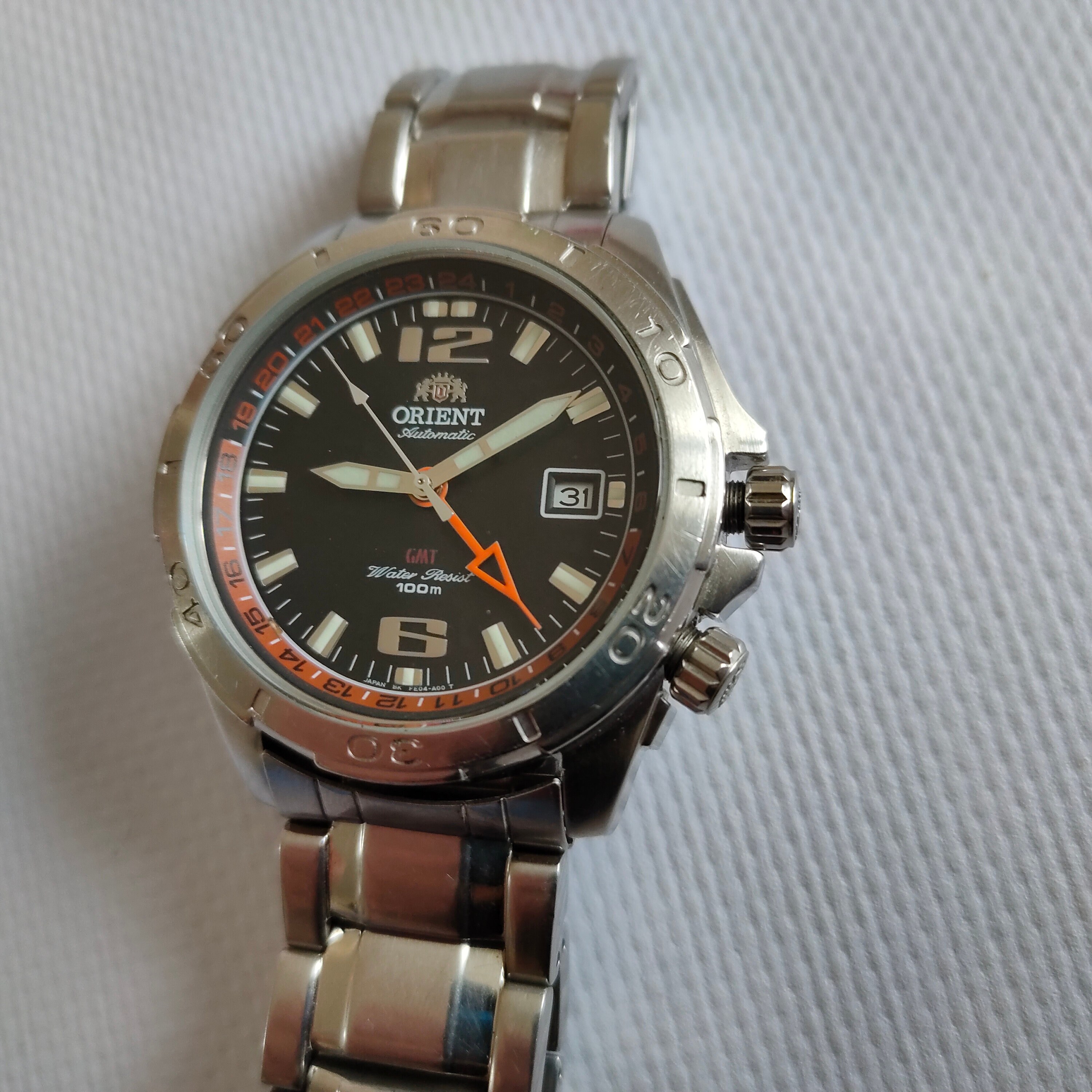 Rare Orient 24h GMT Watch Automatic Watch Black Dial | Etsy