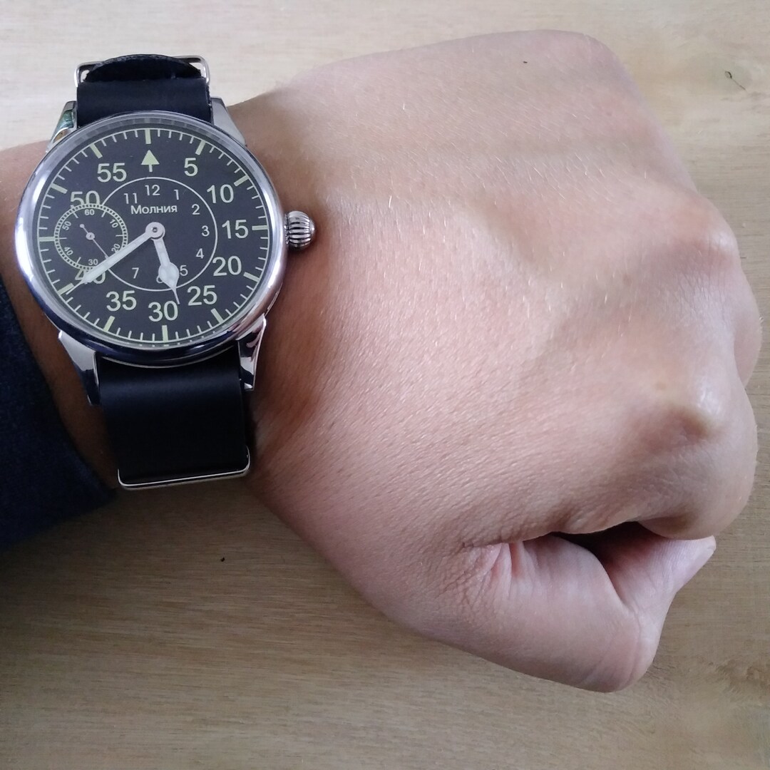 Rare Watch Molnija, Soviet Watch, Aviator Watch, Large Watch ...