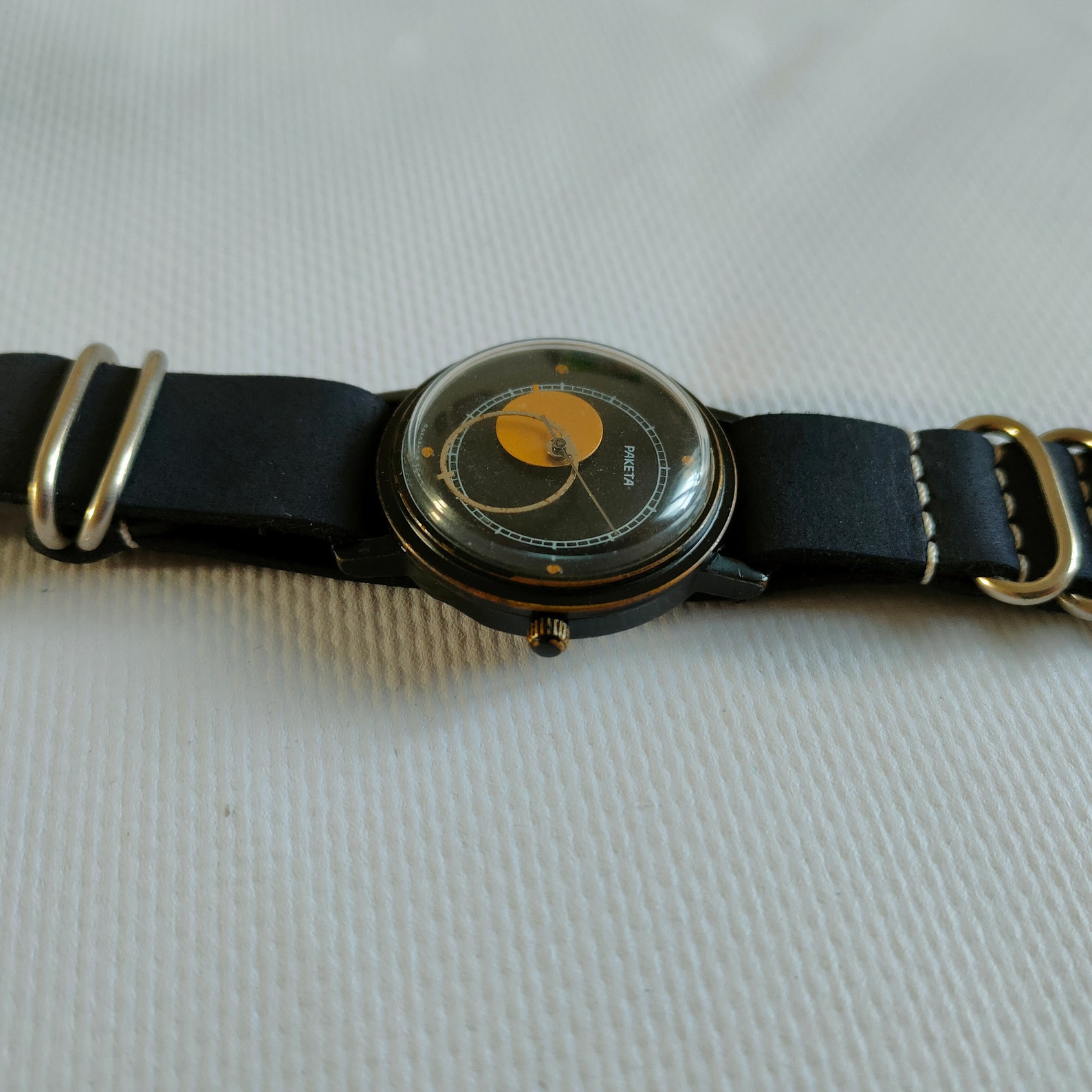 Raketa Watch COPERNICUS Copernik Watch Moon and Sun Arrows - Etsy