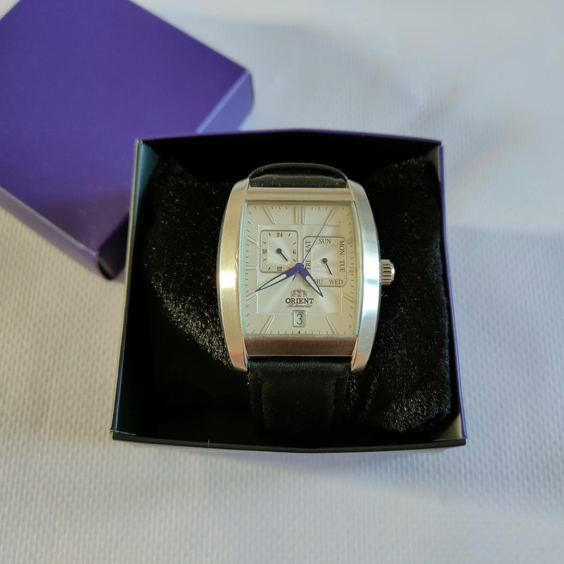 Orient Square Watch White Watch Vintage Orient Watch - Etsy