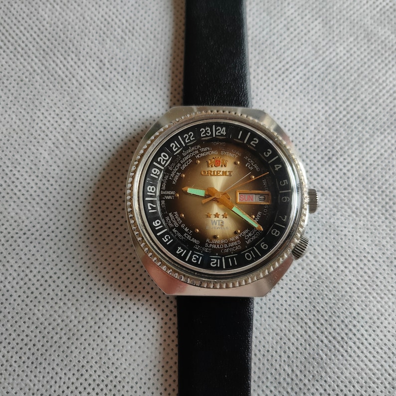 RARE Vintage Orient WORLD DIVER Watch, Sea World Orient, Orient Wd ...