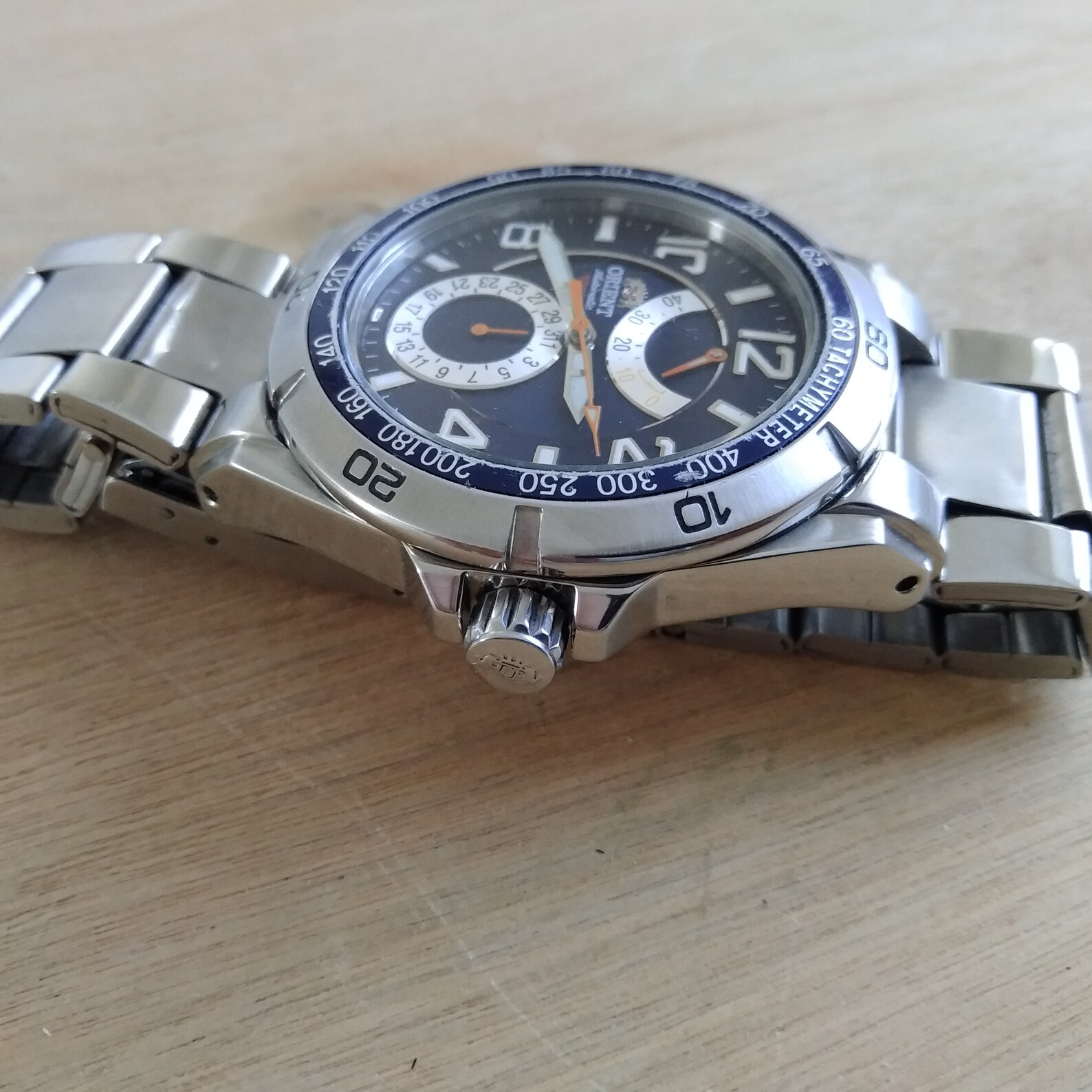 Vintage Orient Watch Power Reserve Automatic Watch With | Etsy